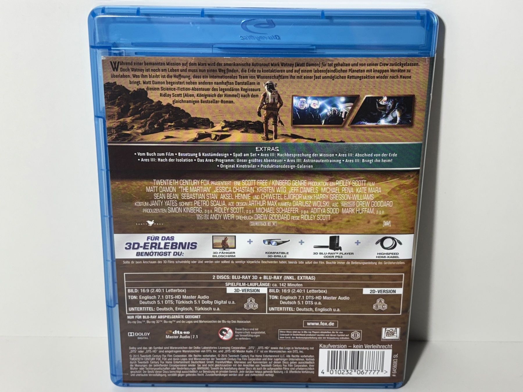 Der Marsianer Blu Ray 3D (Gebraucht) in Wilderswil für CHF 7.9 – mit ...