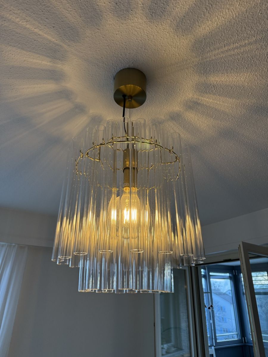 Elegante Wandlampe aus Glasröhren Ikea (Gebraucht) in Zürich für CHF 99 ...