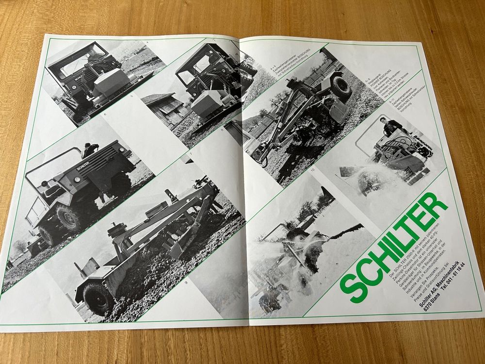 Originaler Schilter 2500 K Prospekt | Kaufen auf Ricardo