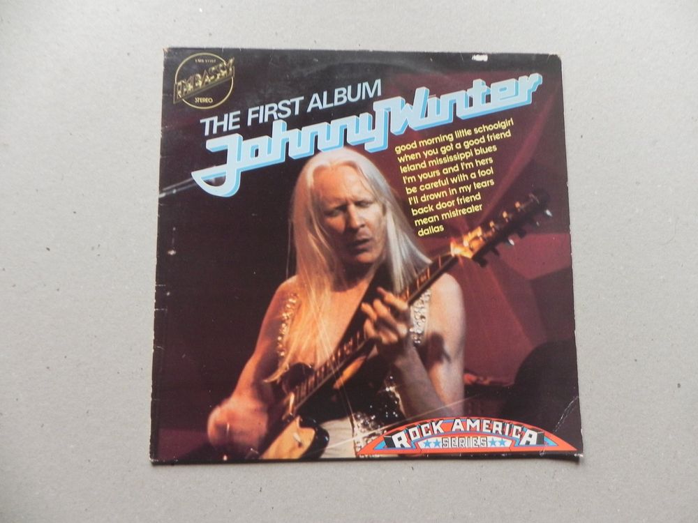 LP USA Blues Rock Gitarrist Sänger Johnny Winter First Album (Gebraucht ...