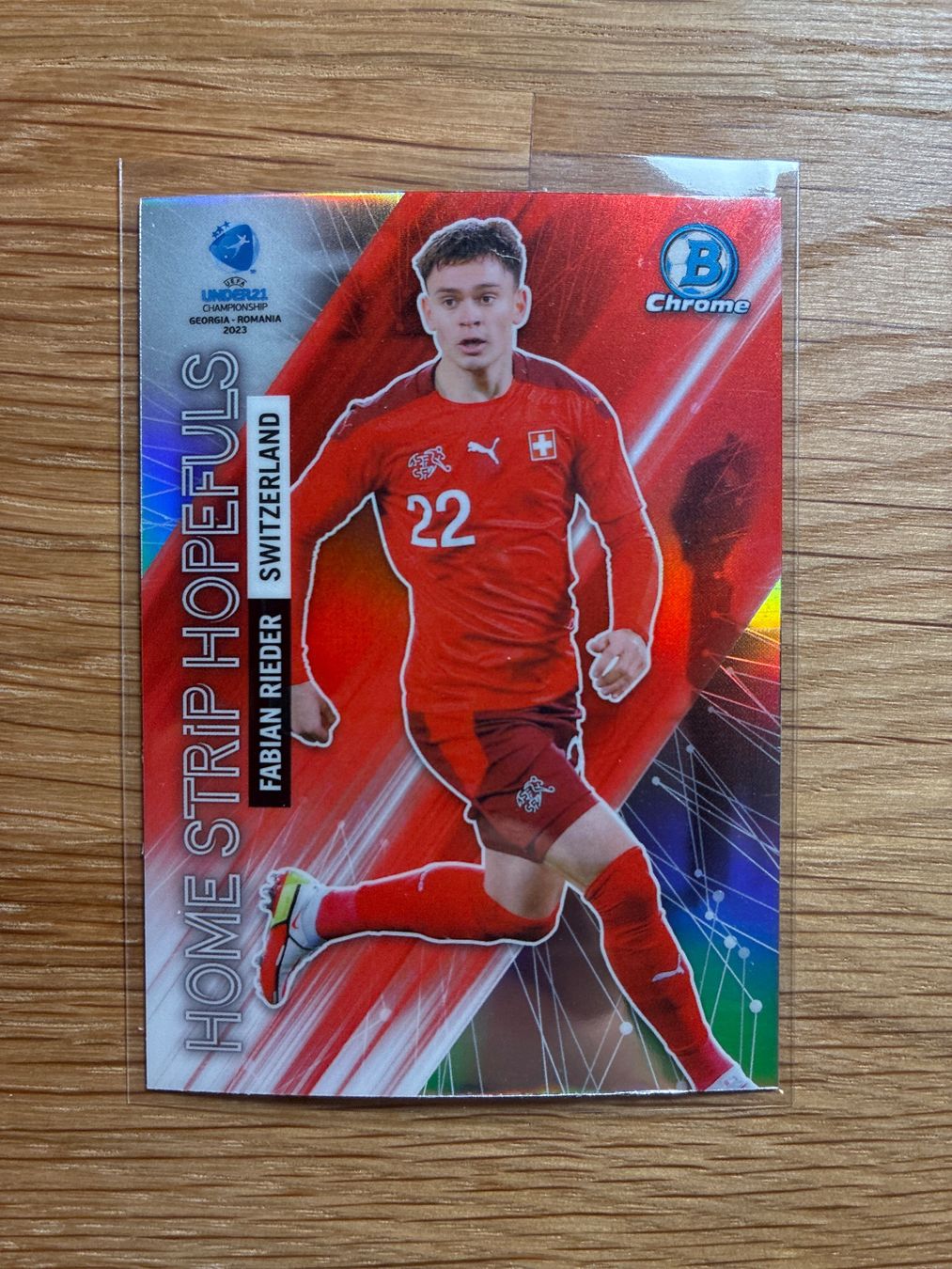 Topps Bowman Chrome Fabian Rieder Schweiz Insert (Gebraucht) in ...