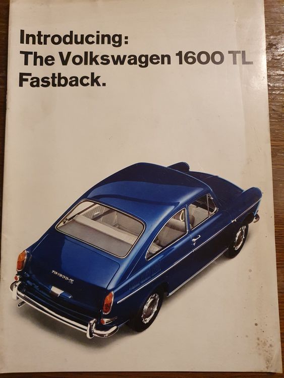 VW 1600 TL Fastback / Variant Prospekt 1965 ZZ (Gebraucht) in Flawil ...