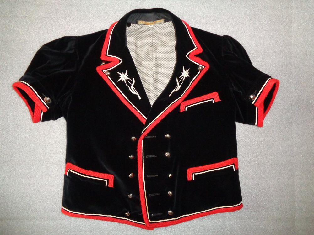BERNER MUTZ TRACHT JODLER JACKE GRÖSSE 46 EDELWEISS (Gebraucht) in ...