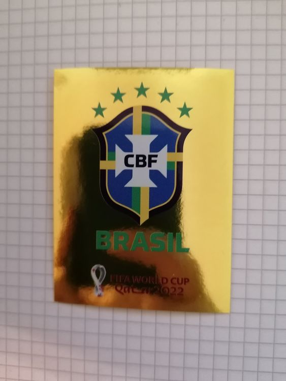 Panini Qatar 2022 Bra 2 Logo CBF (Neu (gemäss Beschreibung)) in ...