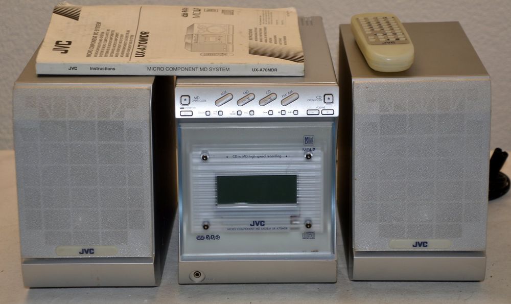Stereoanlage JVC UX-A70MDR MiniDisc chaîne stéréo (Gebraucht) in ...