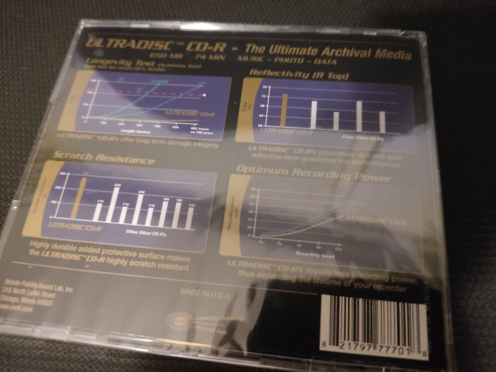 2 Stk. MFSL 24K Gold CD-R Ultradisc - NEU | Kaufen auf Ricardo