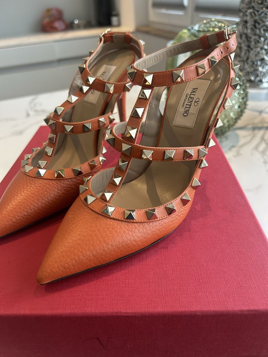 Valentino Damenschuhe Gr. 37, Orange, Top Zustand! (Gebraucht) in ...