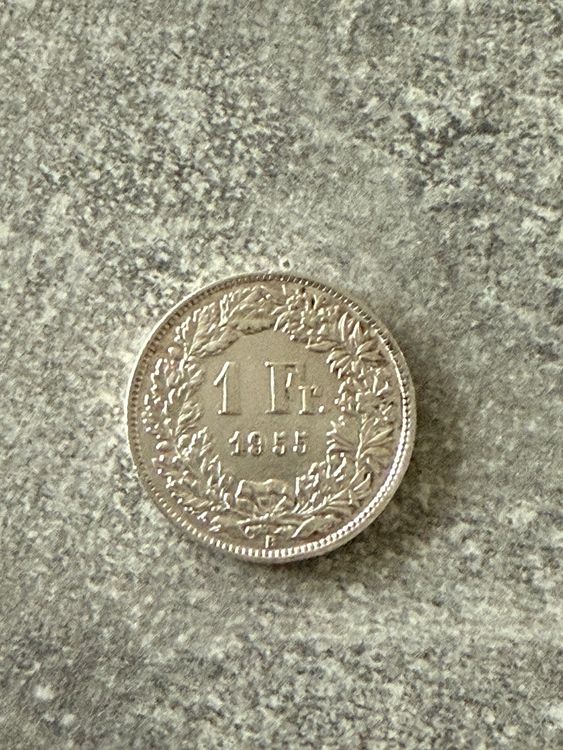 1 Franken 1955 sehr selten (Gebraucht) in Wallisellen für CHF 12 – nur Abholung auf Ricardo kaufen