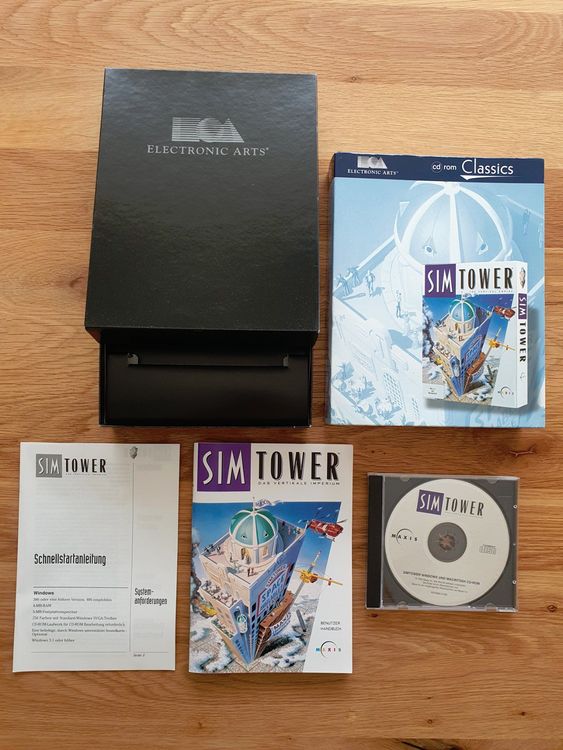 PC Game SimTower: The Vertical Empire (1994) Big Box | Kaufen auf Ricardo