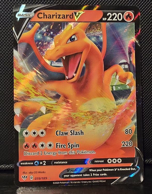 Charizard V 019/189 🇬🇧 (Neu (gemäss Beschreibung)) in Gland für CHF 12 ...