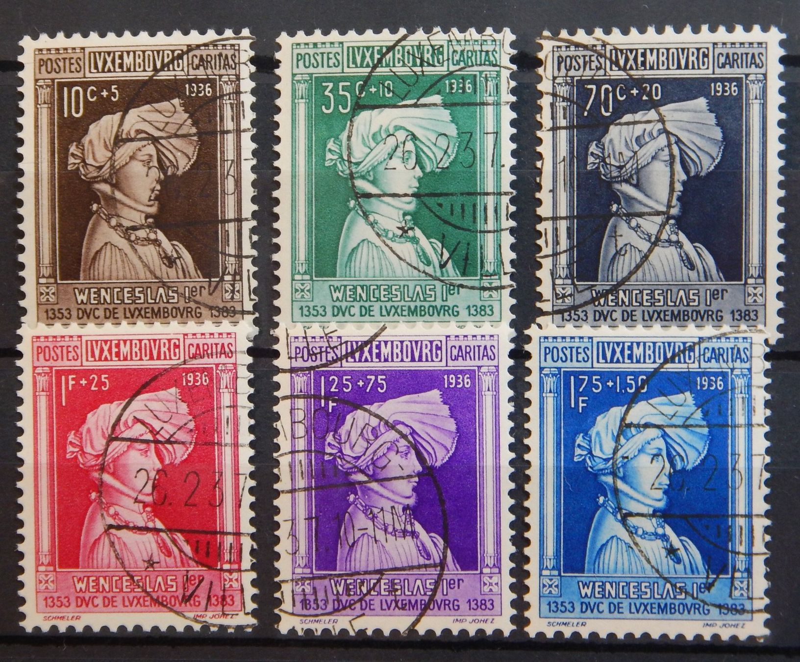 Luxemburg Kat. 296-301 gest. 1936 Kat. 80 Euro (Gebraucht) in Zürich ...