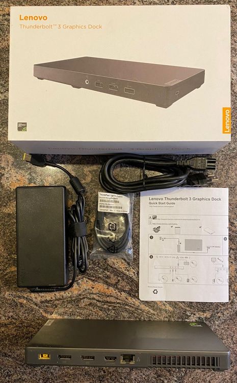 Lenovo Thunderbolt 3 Graphics Dock NVIDIA GTX 1050 4GB DDR5 (Gebraucht ...