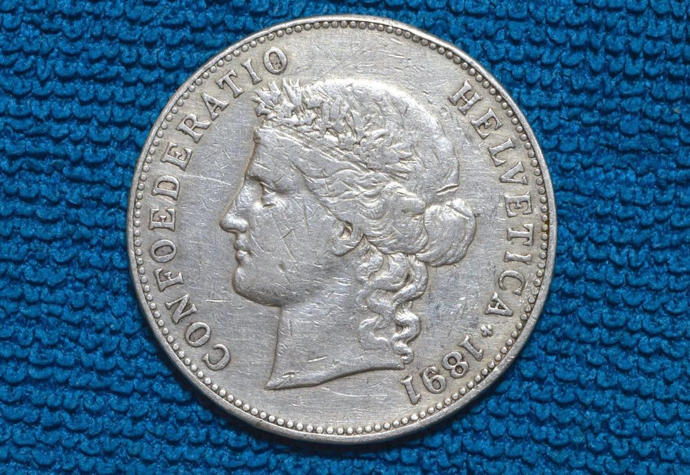 5 Franken 1891 (Gebraucht) in Oberglatt ZH für CHF 88 – mit Lieferung auf Ricardo kaufen