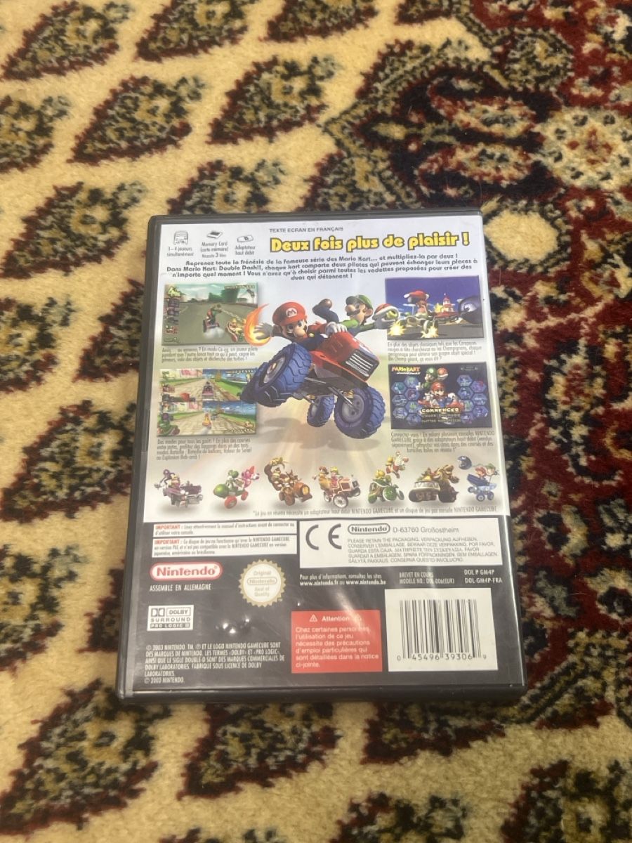 Mario Kart Double Dash!! Nintendo GameCube boîte vide (Défectueux) à ...