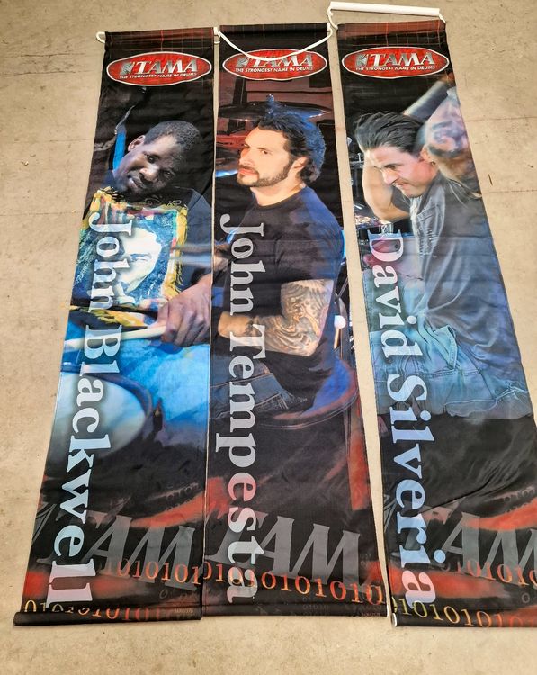 COLLECTORS STUFF Tama Drums Banner (Neu und originalverpackt) in ...