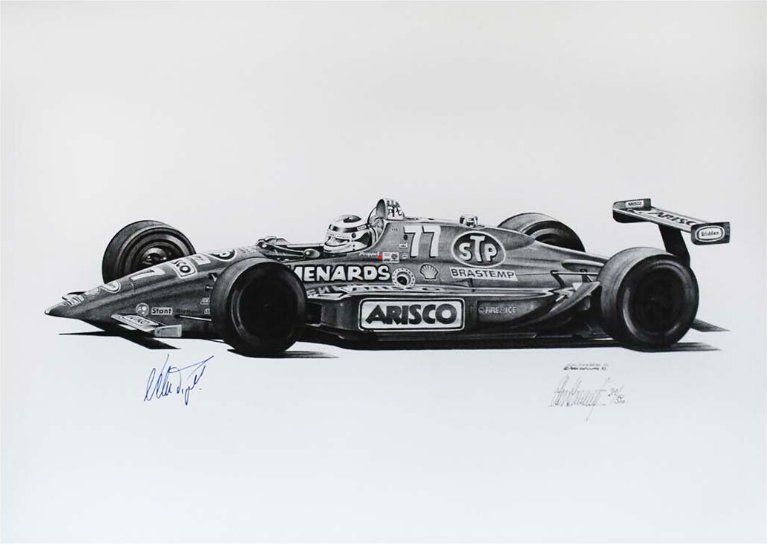 Poster signé Nelson Piquet, F1, Indy 500 (D'occasion) à St-Sulpice VD ...