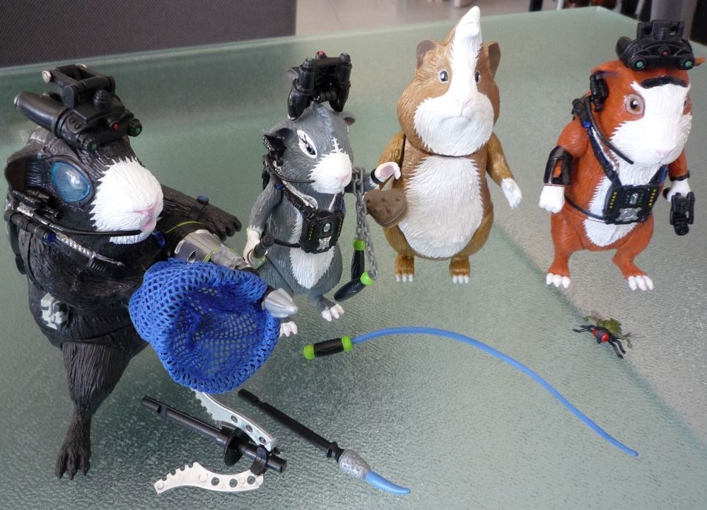 Disney G-FORCE > Buch + 4 Action-Figuren 2009 (Neu (gemäss Beschreibung ...