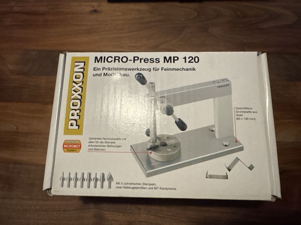 PROXXON MICRO-Press MP 120 / neu ungeöffnet (Neu (gemäss Beschreibung ...