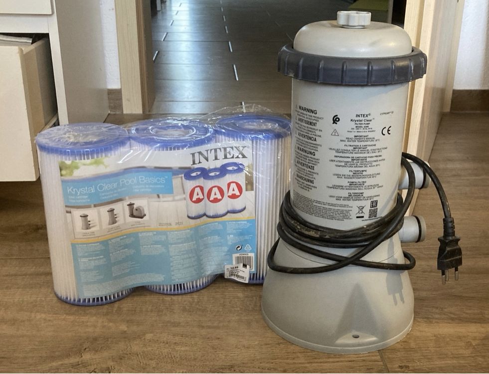 Intex Poolpumpe mit 3 neuen A Filter (Gebraucht) in Hasle b. Burgdorf ...