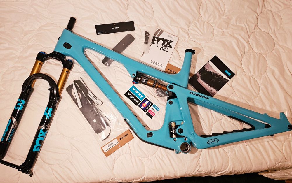 Yeti SB120 TURQ taille XL avec fourche FOX FACTORY 2024 neuf | Kaufen ...