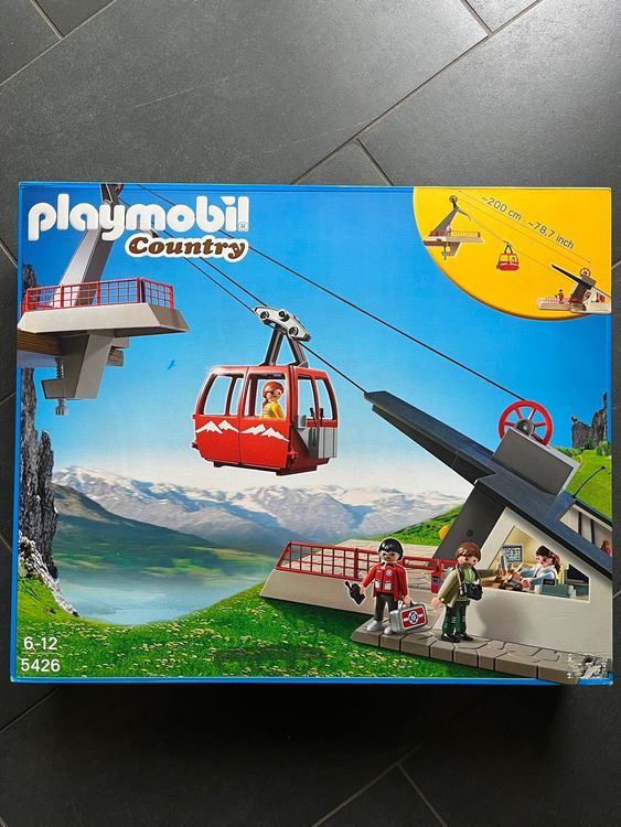 PLAYMOBIL Country 5426 - Seilbahn mit Bergstation (Neu und ...