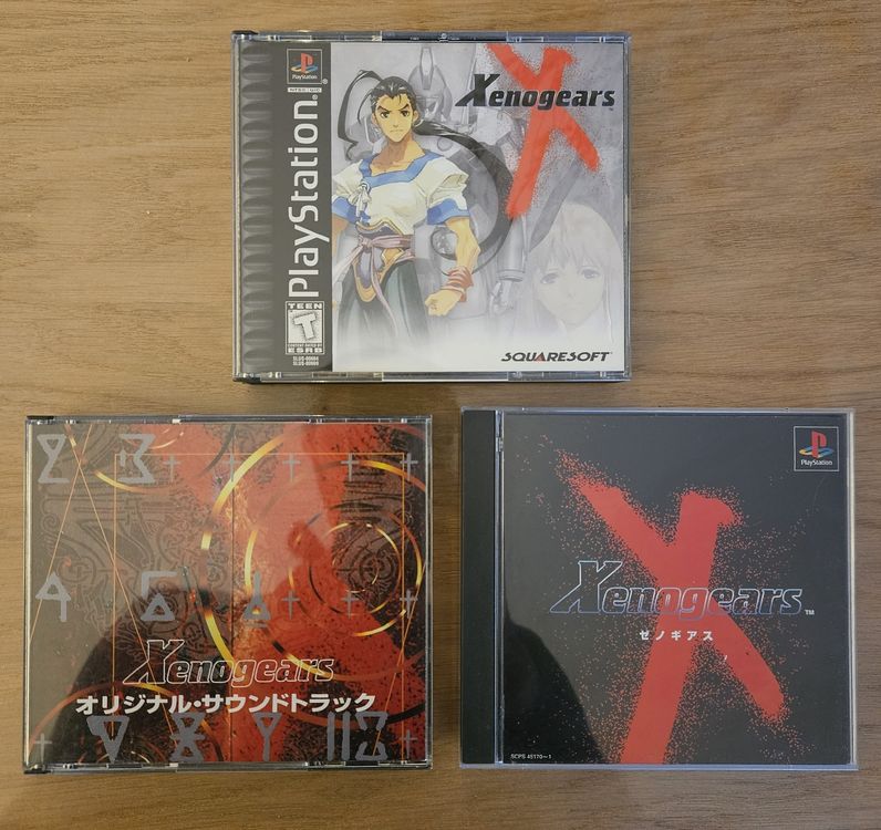 Xenogears - Playstation 1 (Lot version US + JAP + OST cd) (Gebraucht ...