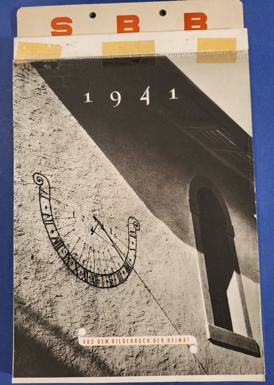 SBB - KALENDER - 1941 - mit 52 Wochenblätter !! (Gebraucht) in Biel/Bienne für CHF 24 – mit ...
