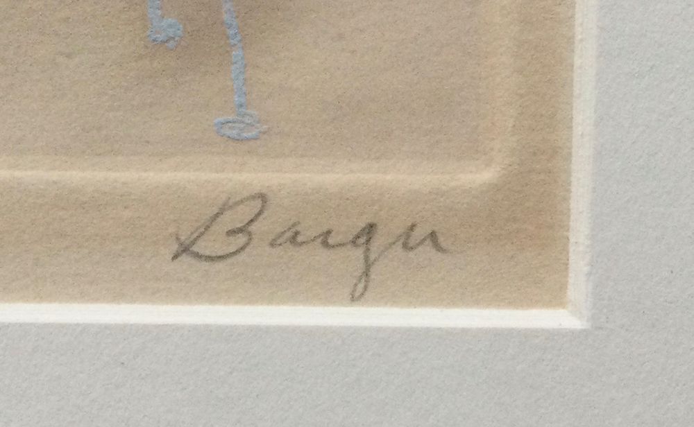 Peter BARGER (1947) Radierung Handsigniert (Gebraucht) in Root für CHF ...