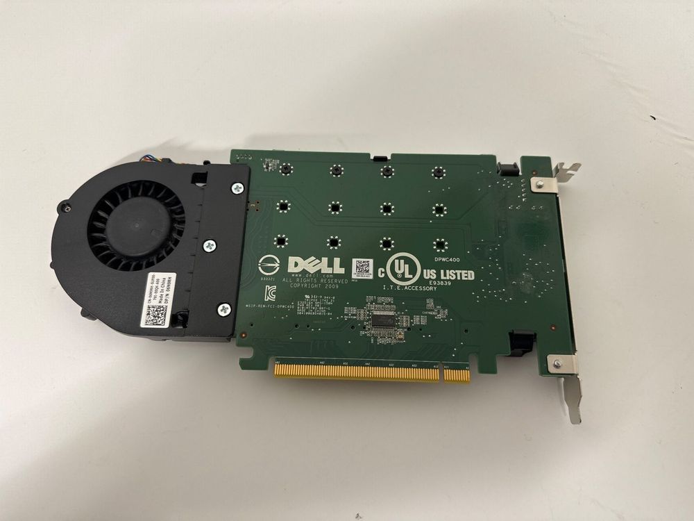 Dell DPWC400 - FH PCIe-x16 Quad M.2 NVMe Adapter (Gebraucht) in ...