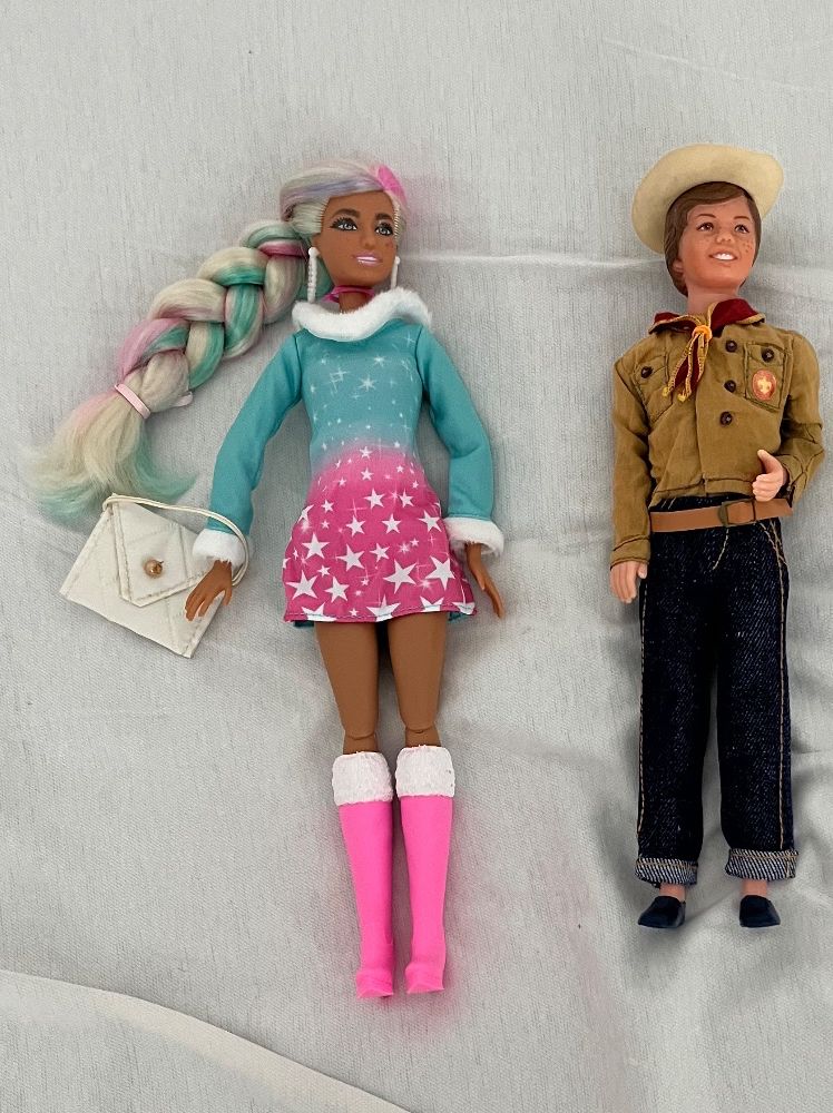 BARBIE + „Jimmy-Osmond“-Puppe in Cowboy-Vintage-Outfit (USA) (Neu ...