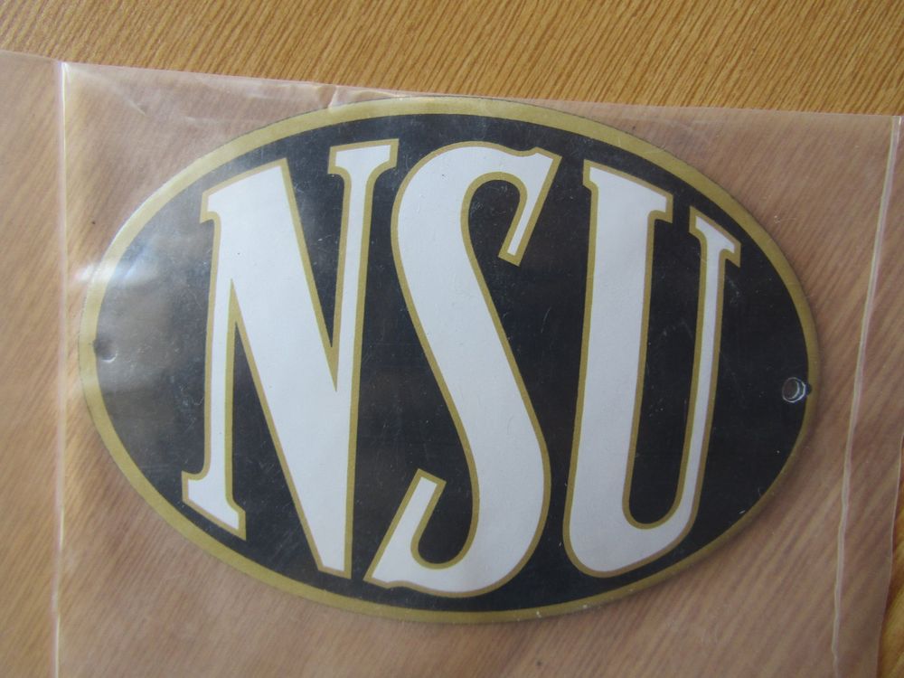 Emaille - Schild NSU (Neu (gemäss Beschreibung)) in Wädenswil für CHF ...