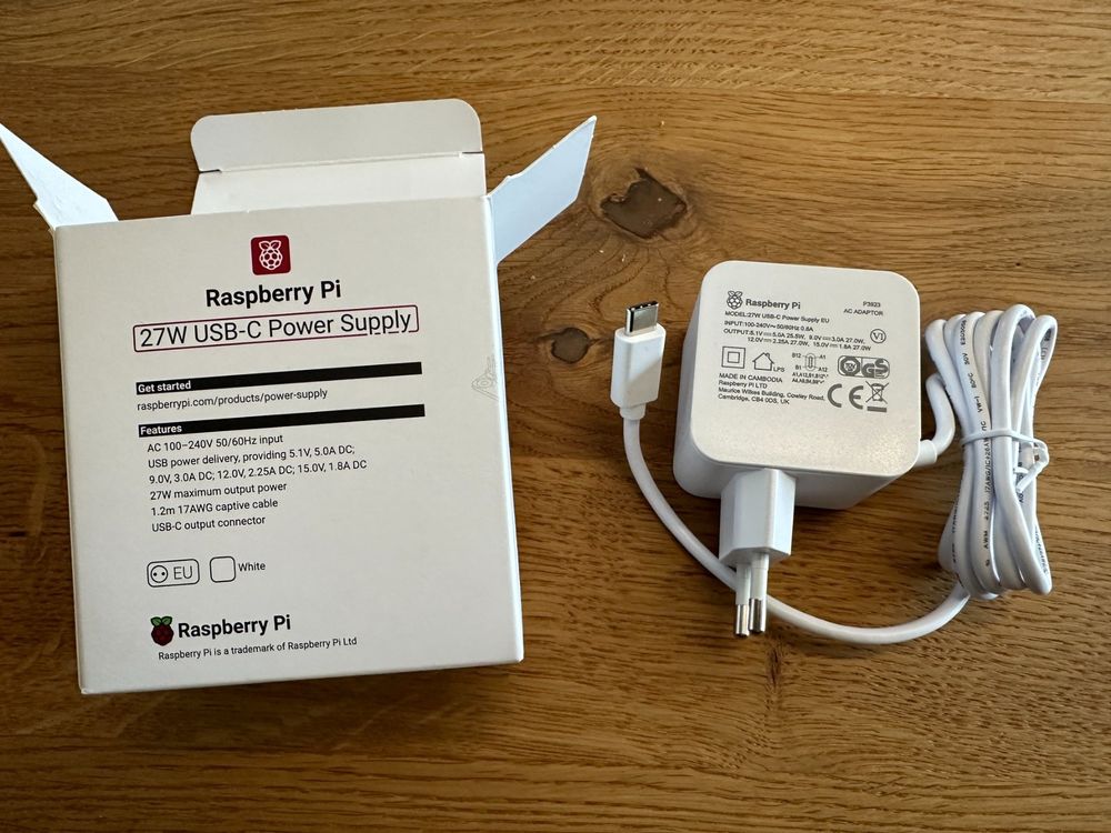 Raspberry PI 5 - Original 27W USB-C Netzteil & Gehäuse (neu) (Neu und ...