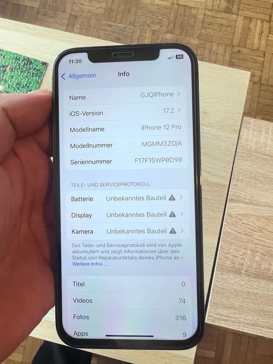 iPhone 12 Pro 128g (Gebraucht) in lyss für CHF 212 – mit Lieferung auf Ricardo kaufen