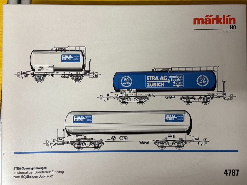 Märklin 4787 ETRA Sammlerset 50 Jahre SELTEN H0 1/87 (Neu (gemäss ...