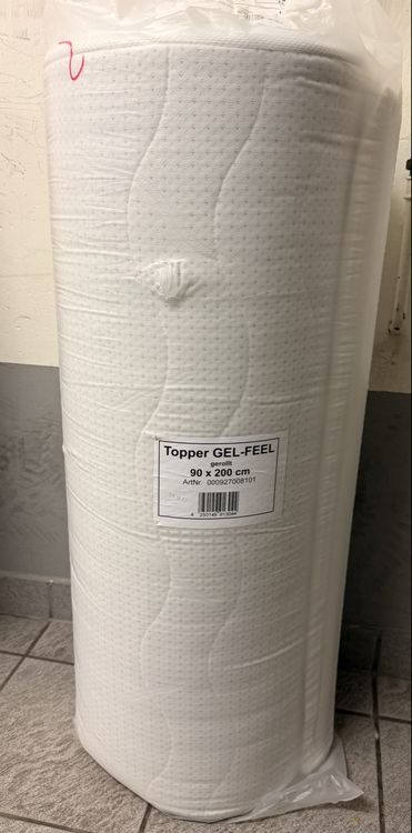 Topper GEL-FEEL 90x200 cm, neuwertig! (Neu und originalverpackt) in ...