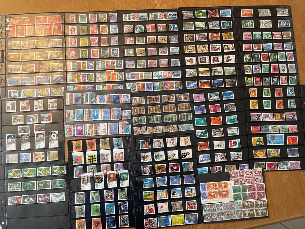 60 séries CH + valeurs, dès 20.- !! (Gebraucht) in Sonceboz-Sombeval ...