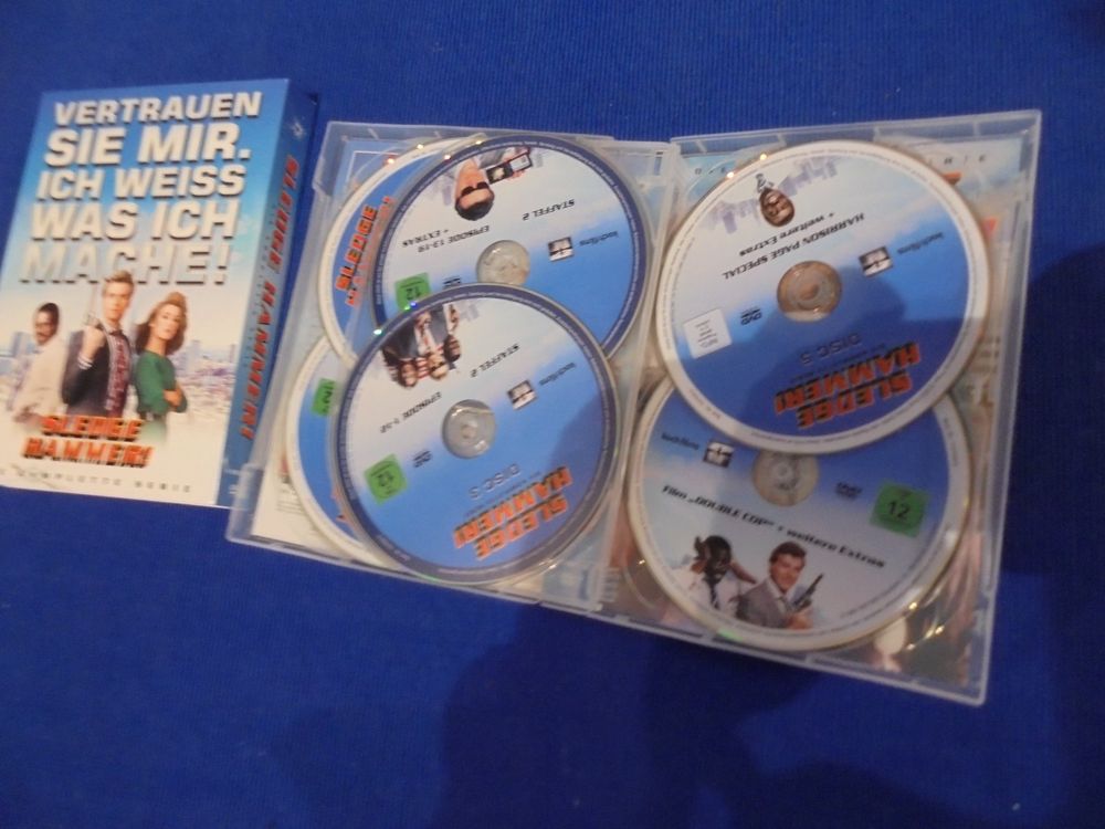 Sledge Hammer DVD/ Compl.SERIE / KULT, mit Magnum Revolver (Neu (gemäss ...