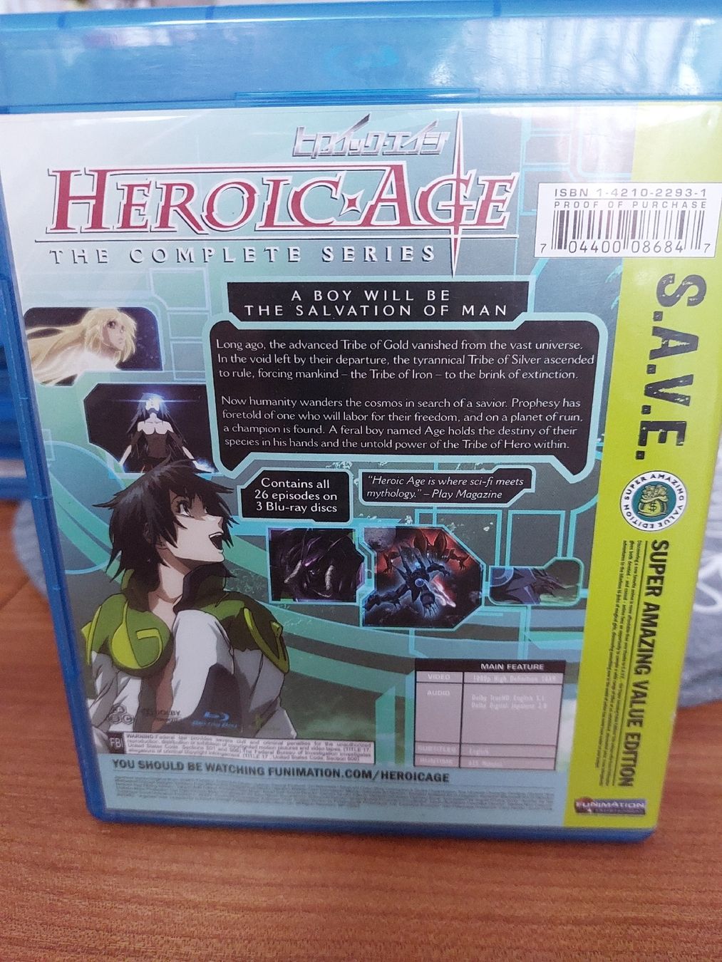 Heroic Age: Complete Series (Blu-ray) Anime Rarität! (Gebraucht) in ...