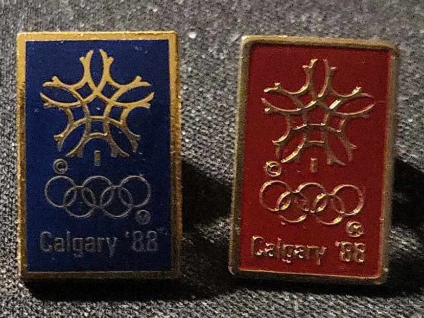 2 pin's J.O Calgary 1988 (Gebraucht) in Yvorne für CHF 1 – mit Lieferung auf Ricardo kaufen
