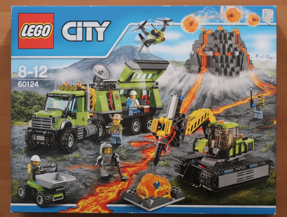 Lego City 60124 Volcano Exploration Base Vulkan Forscher | Kaufen auf ...