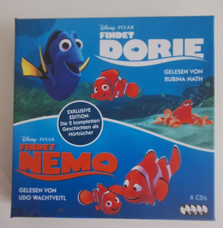 Hörbücher - 4 CD Pack Disneys "Findet Dory" & "Findet Nemo" (Gebraucht ...