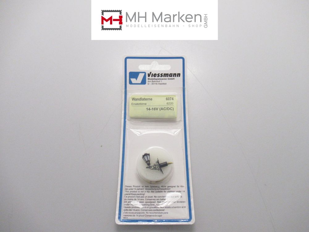 Viessmann 6074 H0 Wandlaterne, LED warmweiß (Gebraucht) in Basel für ...
