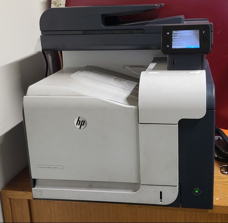 HP Laserjet 500 color MFP m570dn Multifunktionsdrucker ab 1- | Kaufen ...