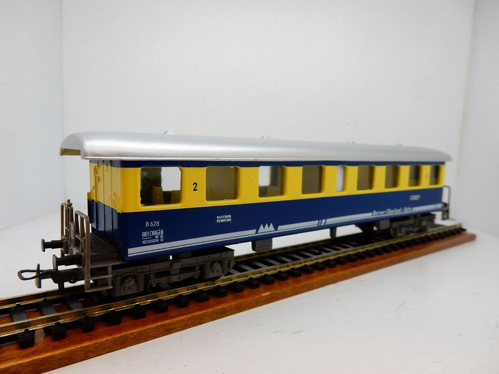 HO BOB "Berner-Oberland Bahn" -"Nostalgie" Wagon à Terrasses (Gebraucht ...