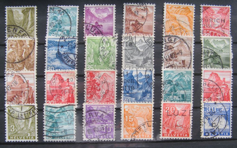 Landschaftsbilder gemischt gestempelt, Lot 3 (Gebraucht) in Frauenfeld für CHF 2 – mit Lieferung ...