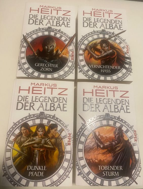 „DIE LEGENDEN DER ALBAE“ LOT 4 BÜCHER VON MARKUS HEITZ (Gebraucht) in ...