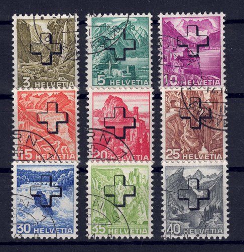 D II Verwaltungsmarken, 28y - 36y, ET-Stempel, Rückseite ** (Gebraucht ...