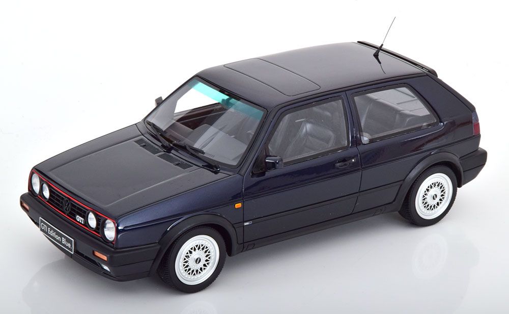 VOLKSWAGEN GOLF GTI MK2 1991 BLUE 1:18 OTTO (Neu und originalverpackt ...