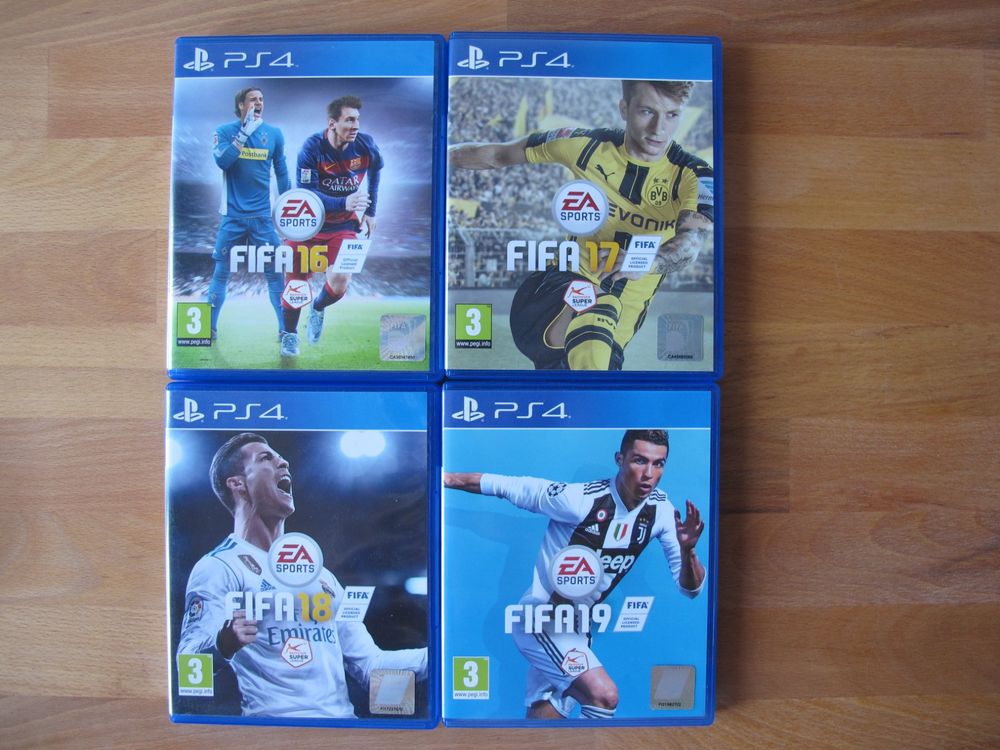 Fifa, collection PS4 (Gebraucht) in Treyvaux für CHF 6 – mit Lieferung ...