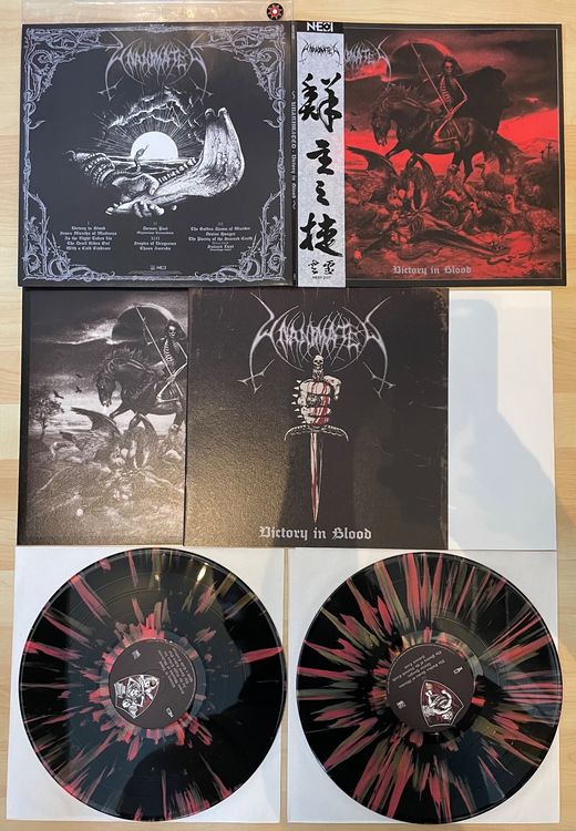 Unanimated Victory In Blood Vinyl Lp 074/100 Splatter (Gebraucht) in ...